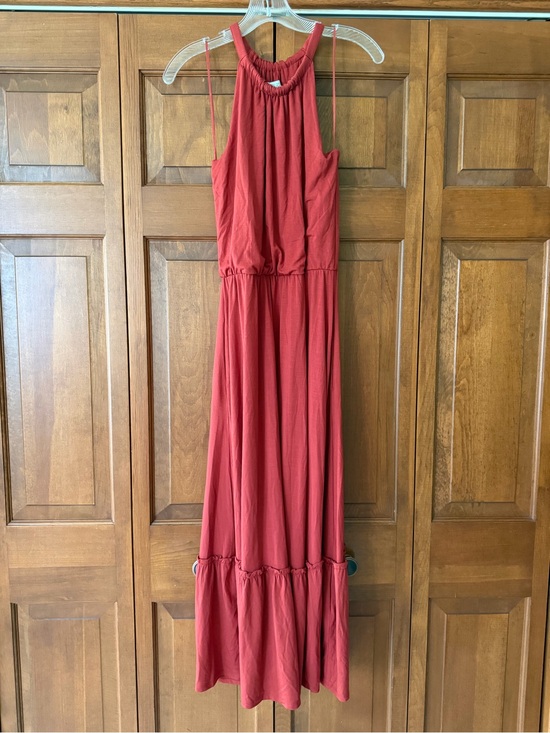 Rachel Zoe | Dresses | Rachel Zoe Rustred Halter Maxi Dress | Poshmark